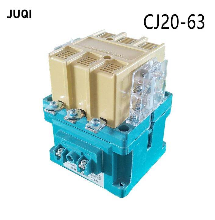 CJ20-63A AC Contactor CJ20 3 Phase Single Phase63A CJ20-63 380V 220V Silver Conact | Lazada PH