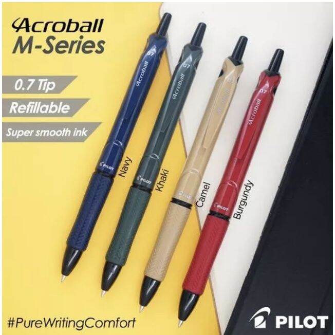 Pilot BAB-15F-M-B Acroball M-Series Fine Ball Pen | Lazada PH