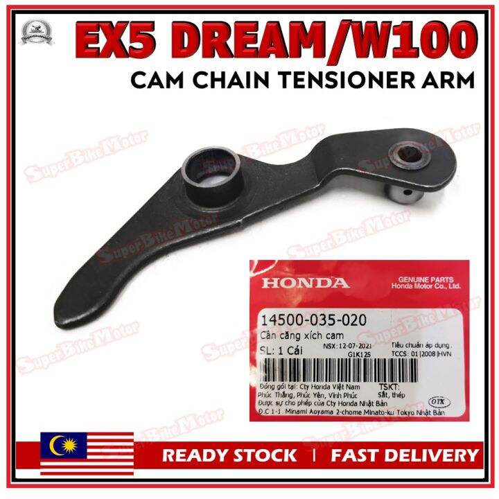 HONDA EX5 DREAM / W100 / W100R - 100% ORIGINAL HONDA Cam Chain Tensioner Arm - [14500-035-020 ...