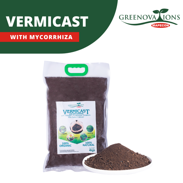 MAPECON Vermicast with Mycorrhiza (4kgs) | Lazada PH