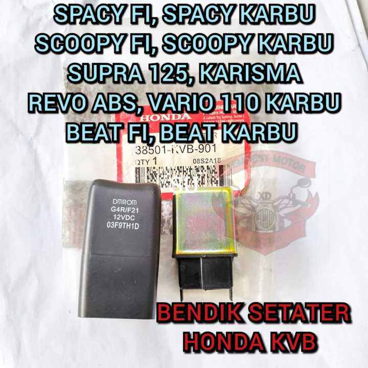 BENDIK STATER RELAY START VARIO 110. BENDIK SETATER HONDA KVB SCOOPY FI ...