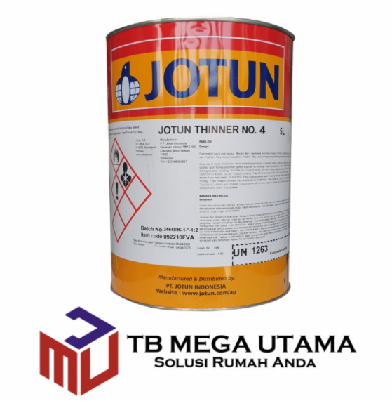 Jotun Thinner No. 4 Kemasan 5 Liter | Pengencer Cat Minyak dan Alkyd | Lazada Indonesia