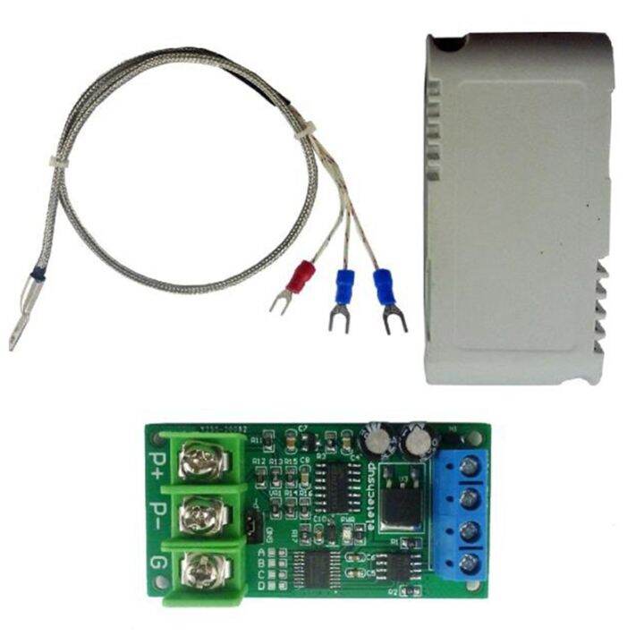 ELETECHSUP DC12V PT100 RTD Converter RS485 Modbus Rtu Temperature Sensor PTA9B01 PT100 RS485 ...