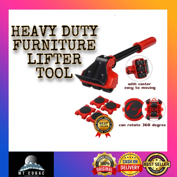 Heavy Duty Furniture Lifter Transport Tool Furniture Mover set 4 Move ...