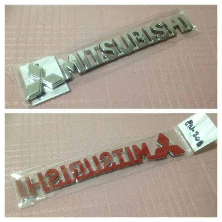 Mitsubishi Chrome Badge Emblem | Lazada PH