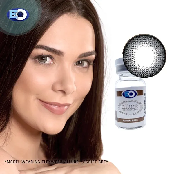 EO Flexwear Allure Colored Contact Lens - Natural Black (NEAREST ...