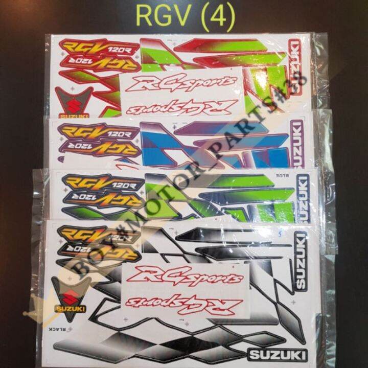 SUZUKI RG SPORTS DREAM / RGV 120 4 BODY STICKER | Lazada