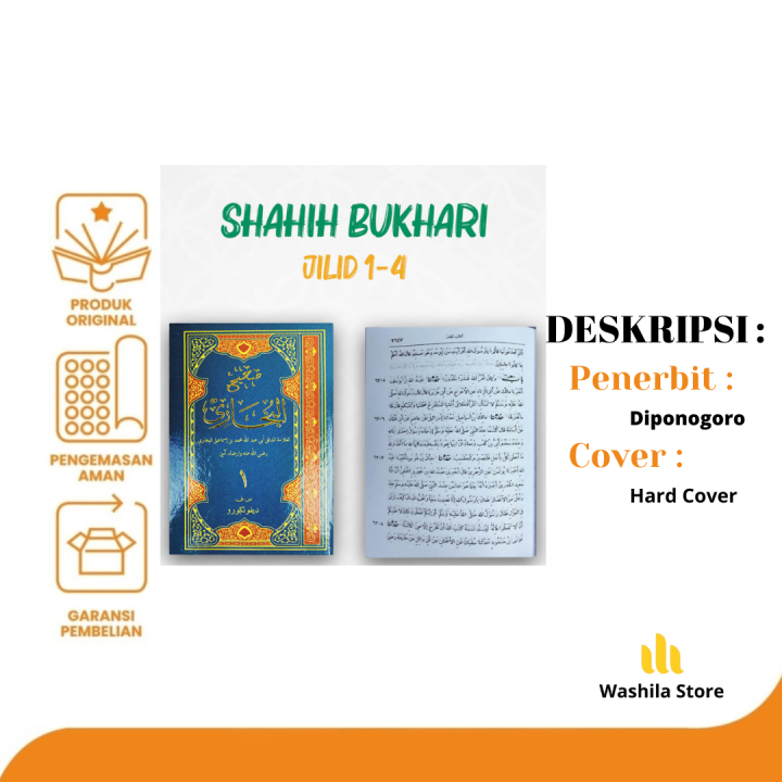 Buku Kitab Kumpulan Hadits Shohih SHAHIH BUKHARI Bukhori Jilid 1 - 4 ...