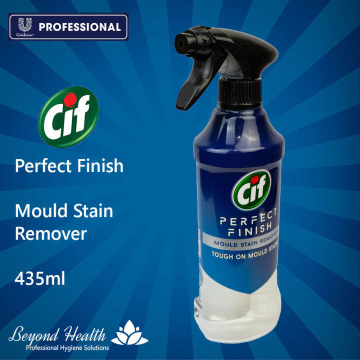 Cif Perfect Finish Anti-Mould Spray 435ml Powerful cleaner with bleach Suitable to remove tea ...