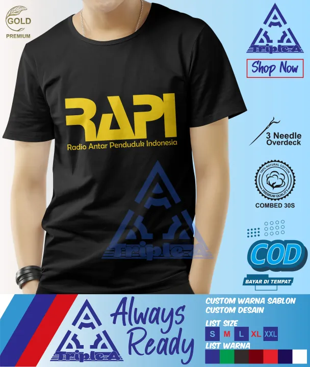 Kaos Baju radio antar penduduk indonesia V2 Kaos Distro - Triple A ...