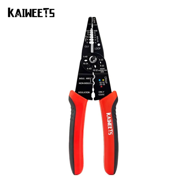 Wire Stripper 10-22 AWG Wire Cable Stripper Multipurpose Wire Stripping ...
