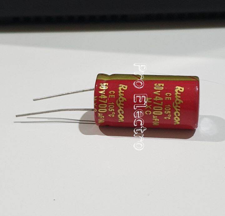 Elco Elko 4700UF 50V Rubycon Merah 4700 UF 50 V RED | Lazada Indonesia
