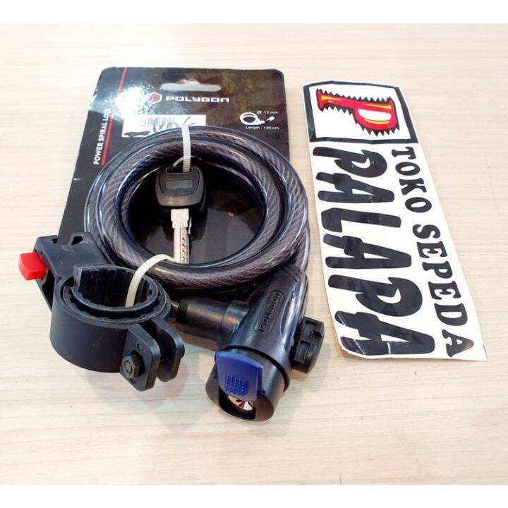 Kunci Sepeda Spiral Polygon Besar ORIGINAL | Lazada Indonesia