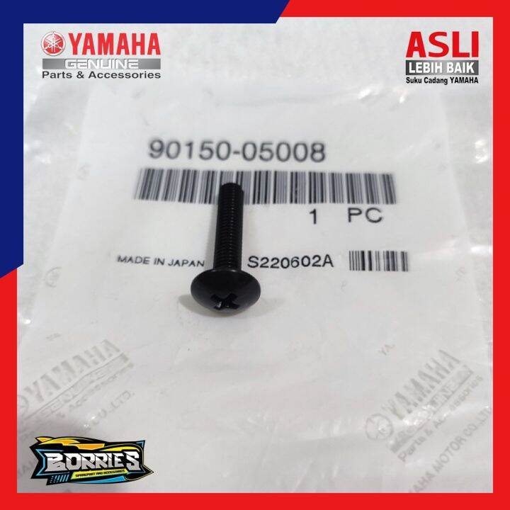 Baut Visor Screw Round Head Nmax Dan Aerox 90150-05008 Original Yamaha ...