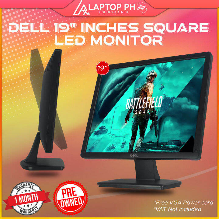 Dell 19" inch Square LED Monitor | 1280 x 1024 Resolution | Free Power ...