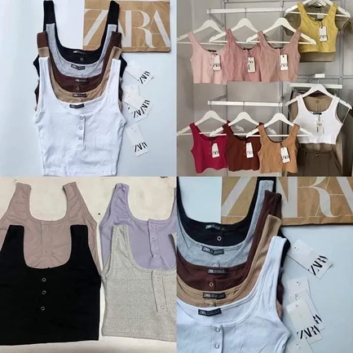 Trendy Korean Snap Top | Lazada PH