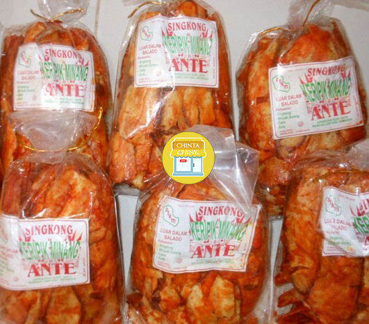 Keripik Minang ANTE Singkong Balado Besar Kemasan 430g | Lazada Indonesia