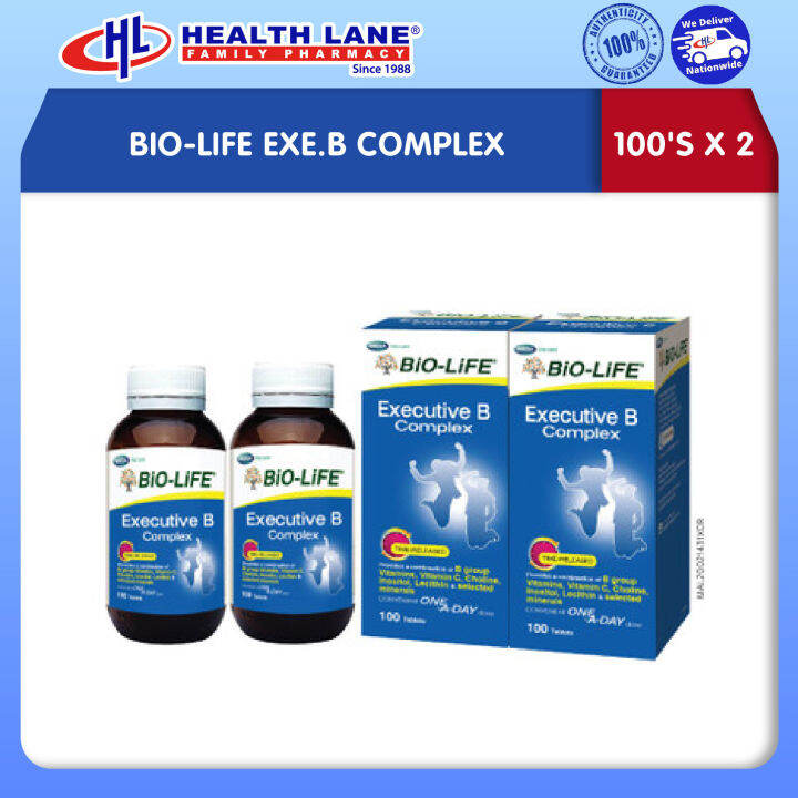 BIO-LIFE EXE.B COMPLEX 100'SX2 | Lazada