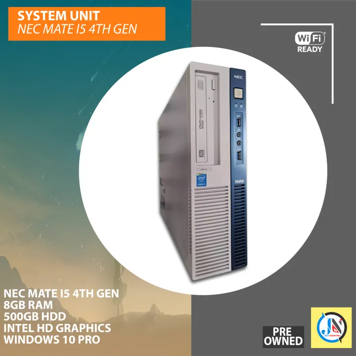 Desktop CPU Set ( Nec Mate / Offwhite or Yellowish / Intel Core i5 4th ...