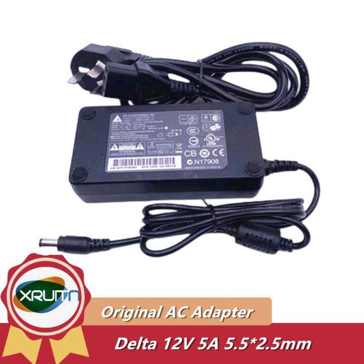 Genuine Delta DPS-60PB A 12V 5A 60W AC Adapter 5.5x2.5mm F LCD LED ...