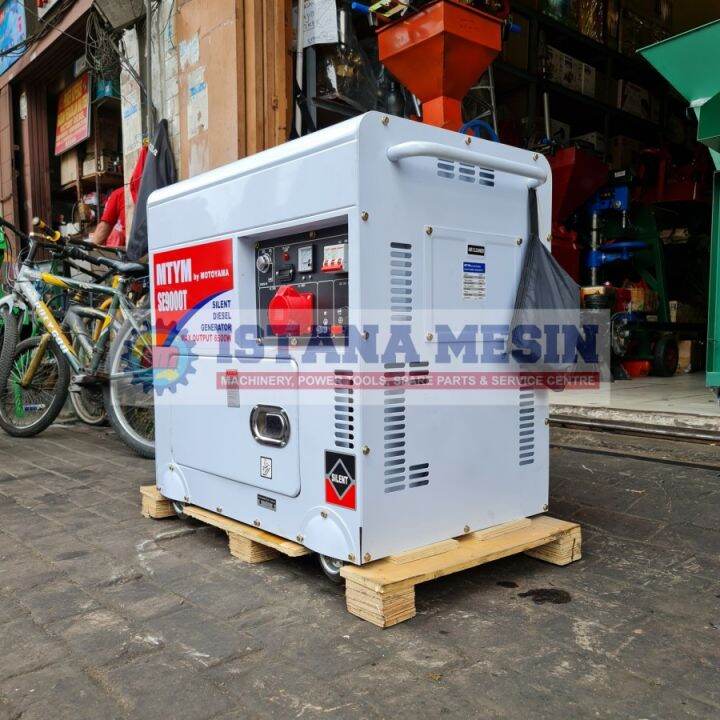 8KVA GENSET DIESEL SOLAR 6500W 3PHASE STARTER MOTOYAMA SE 9000T | Lazada Indonesia