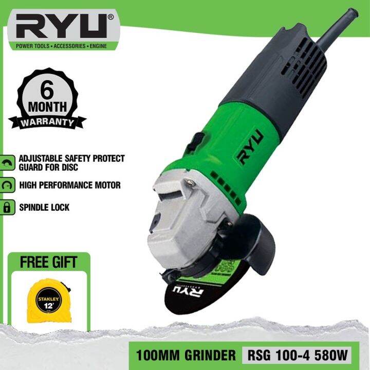 RYU (UN) ANGLE GRINDER 4 INCH RSG100-4 | Lazada