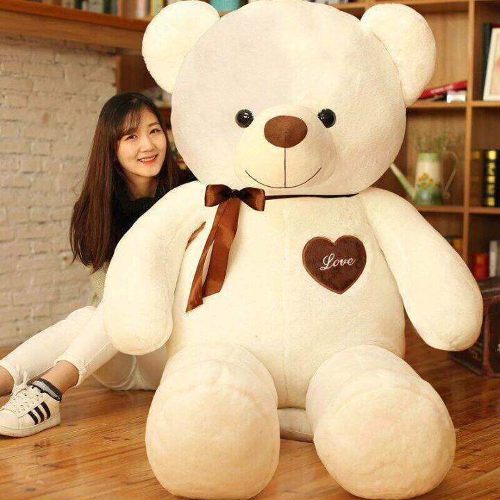 60/80/100/120/140cm Giant Teddy Bear Plush Toys Soft Teddy Bear Stuffed ...