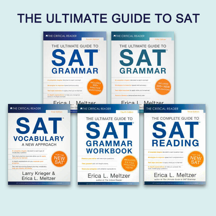 หนังสือ The Ultimate guide to SAT (Grammar, Grammar workbook, Reading ...