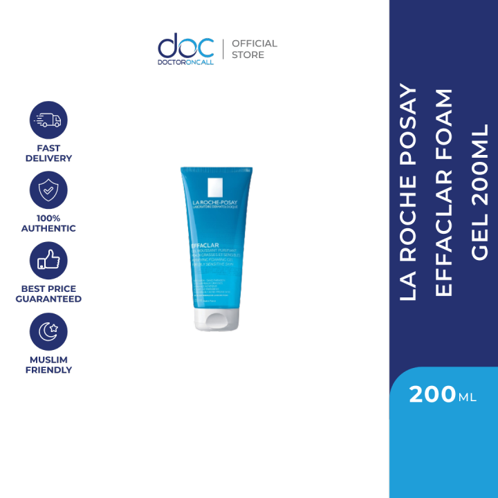 LA ROCHE POSAY EFFACLAR FOAM GEL 200ML | Lazada