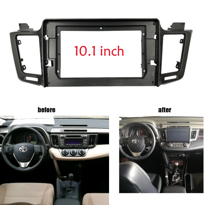 Car 2Din Android 12 Car Stereo Radio 9/10 Inch Fascia Frame For Toyota ...