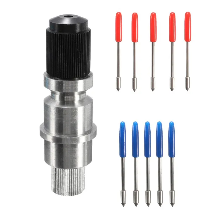 Hot Sale CB09 CB09U Graphtec Blade Holder Base with 10pcs Graphtec Blade Vinyl Cutter Plotter ...