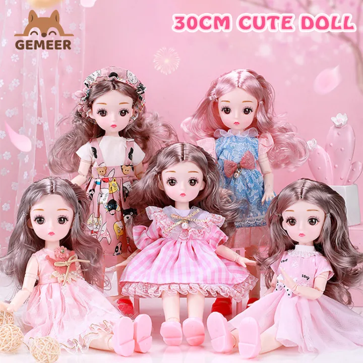 Gemeer ตุ๊กตาสำหรับเด็กผู้หญิง BJD ตุ๊กตาจิ๋ว13ข้อต่อขยับได้,ตุ๊กตาของ ...