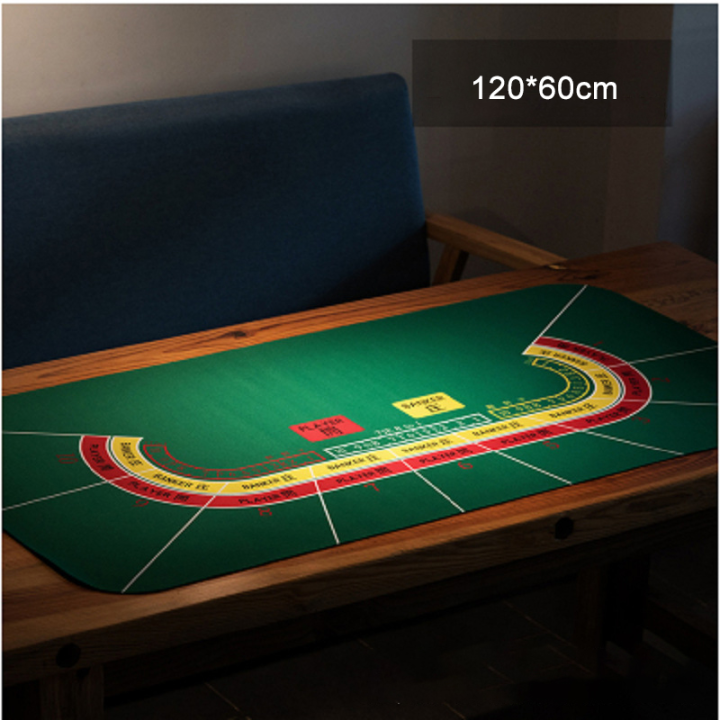 GSE Poker Board Game Rectangular Rubber Pad Playing Card Tablecloth ...