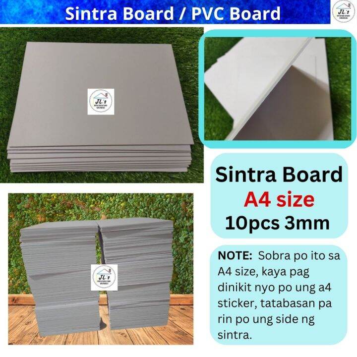 Sintra Board 3mm A4 size - sold per 10pcs | Lazada PH