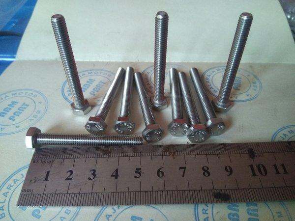 Baut Stainless Ukuran M4 X 50 Atau Baut 6 Panjang 5Cm | Lazada Indonesia