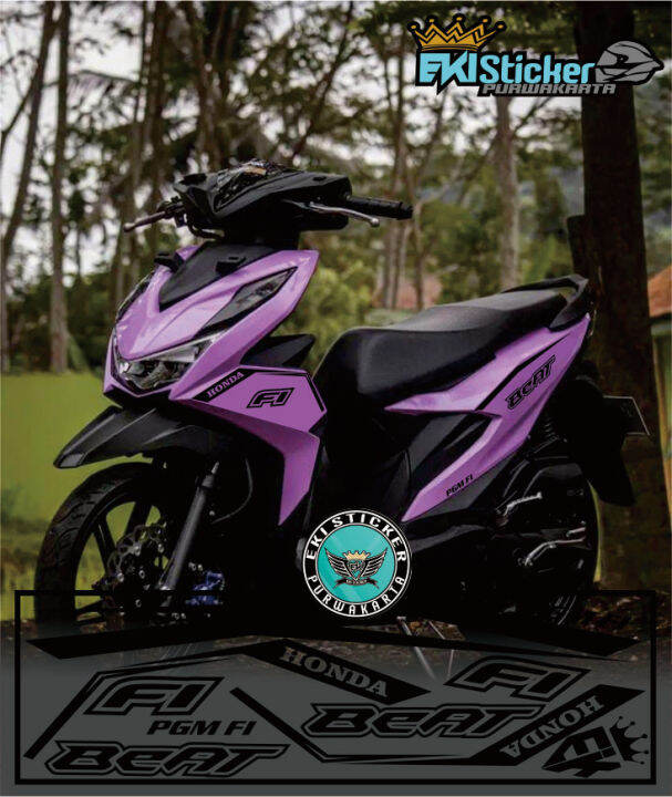 cutting sticker beat deluxe cutting sticker simpel transparan list ...