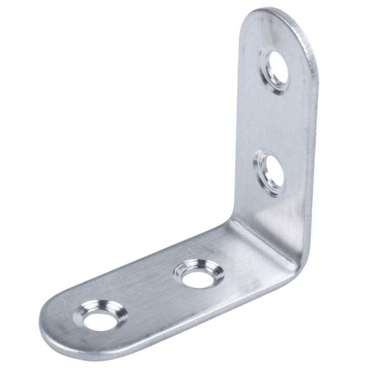 L Shaped 40x40x17mm Corner Brace 90 Degree Angle Brackets 12 Pcs ...