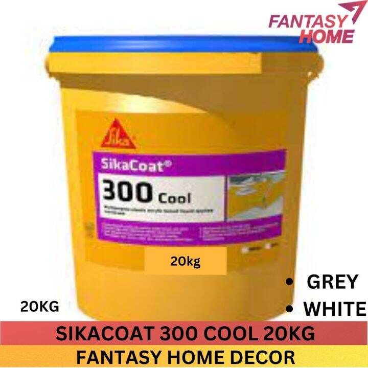 SIKA COAT 300 COOL (20kg)(Formerly SIKAFILL MY) 防水漆/Cat Kalis Air ...