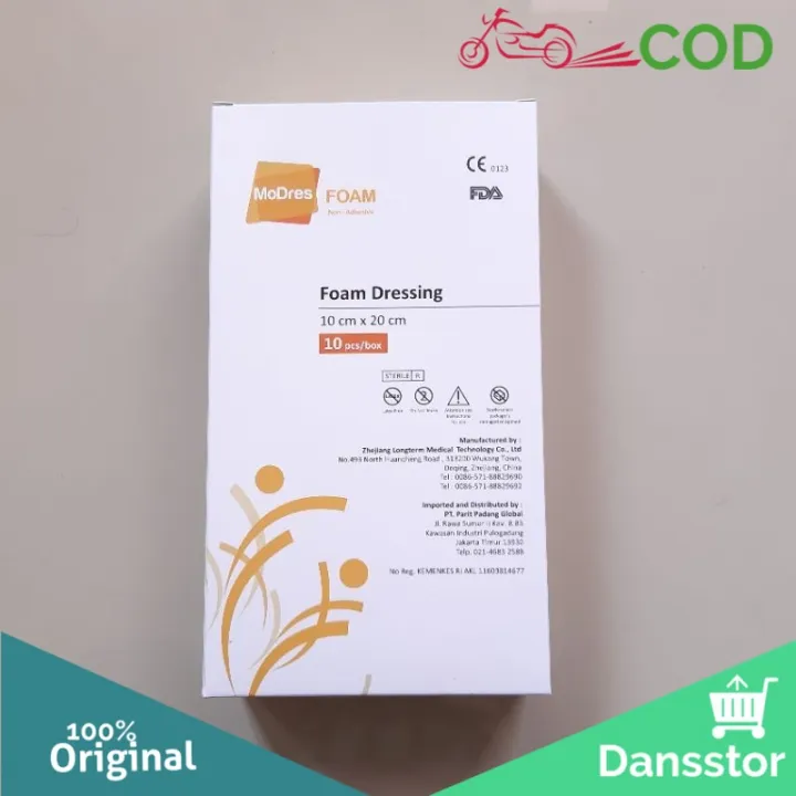 modres non adhesive 10 cm x 20 cm / harga per 5 lembar spon luka ...