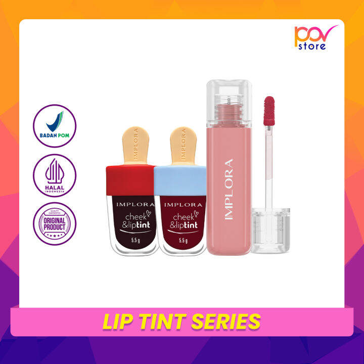 IMPLORA Cheek & Liptint Impora Cheek & Lip Tint Liptin Implora Jelly ...