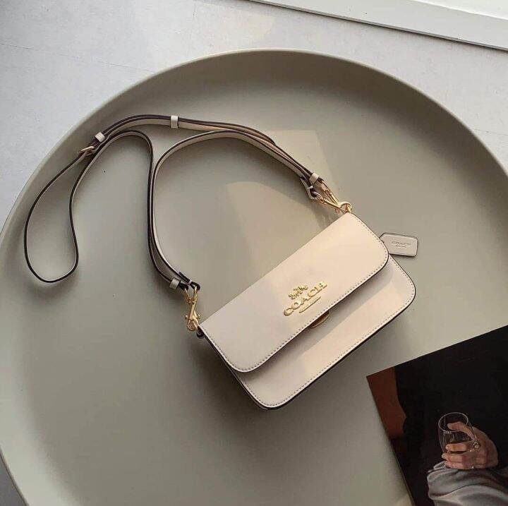 Coach Brynn Shoulder Bag In Refined Calf Leather CA174 - Chalk | Lazada PH