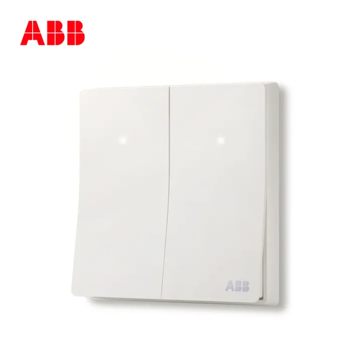 ABB switch socket frameless porch to Athens white wall 86 switch panel ...