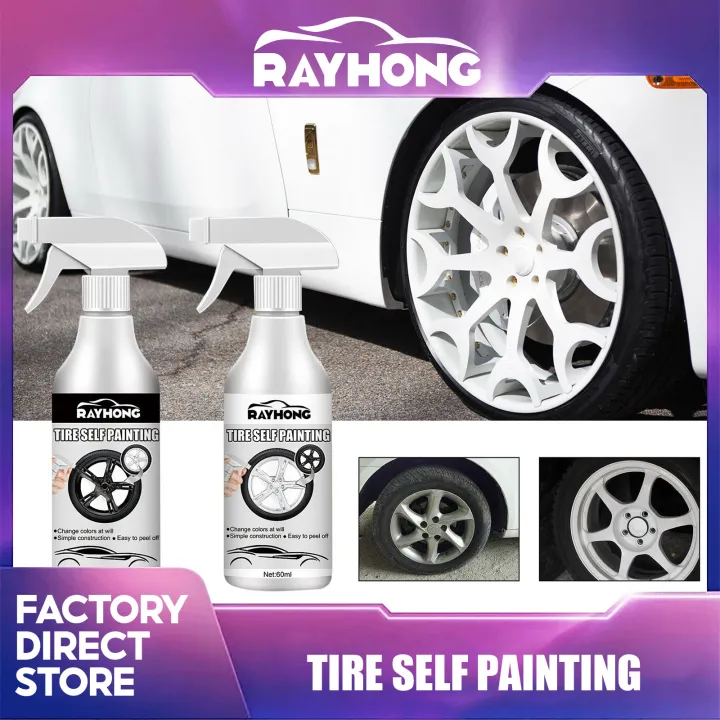 Rayhong Paint White Tire Self Painting Protection For Car Hub Rims Anti ...