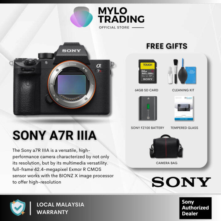 Sony A7R IIIA & A7RM3A A7RIII A7R3 A7R IIIA Full Frame Mirrorless Camera | Body Only | Sony ...