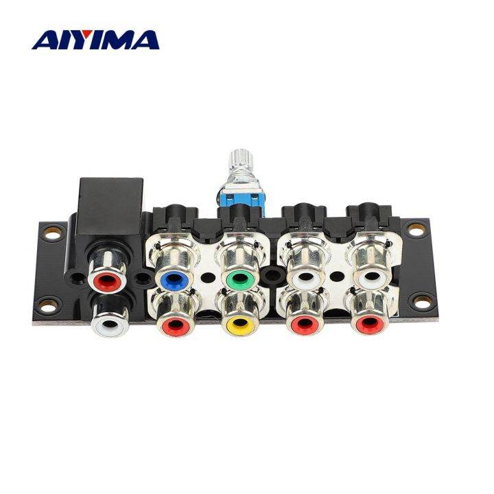 AIYIMA Audio Signal Switch Input Selection Board RCA 4 Ways Audio Source Signal Relay Selector ...