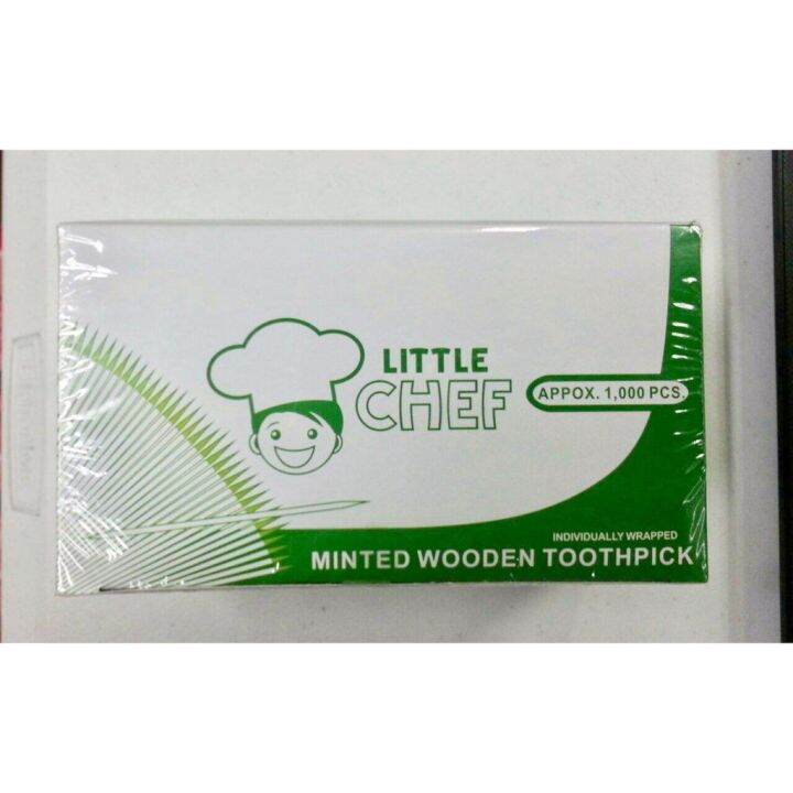 little chef minted wooden toothpick approx 1,000pcs | Lazada PH