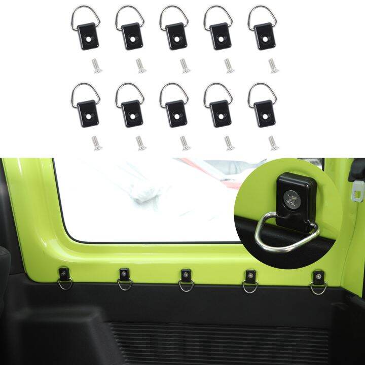 [WDC] Car Tail Box Buckle Screw Tie Down D Pull Buckle Hook Bolt for Suzuki Jimny JB64 JB74 2019 ...