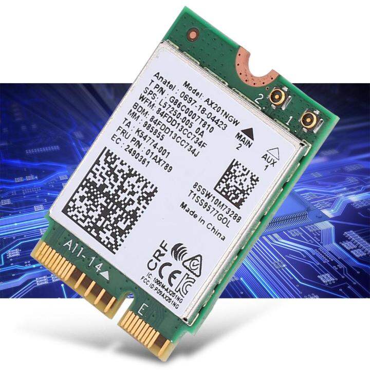 【Upgraded Version】Network Card for Intel AX201NGW WIFI 6 Gigabit 2400M ...