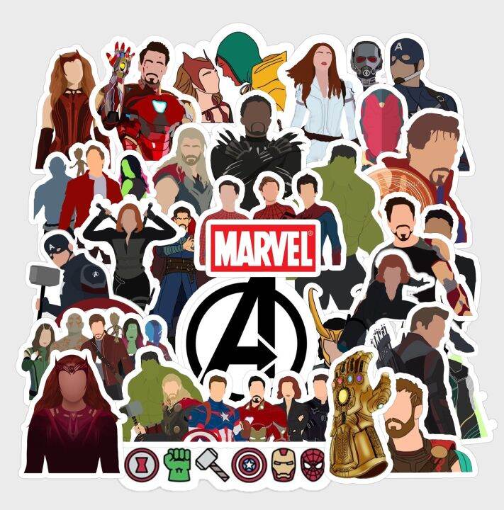 15/25pcs Avengers Movies Sticker Pack | Lazada PH