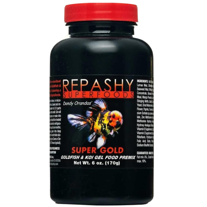 Repashy Superfoods Super Gold Goldfish & Koi Gel Food Premix - 170g ...
